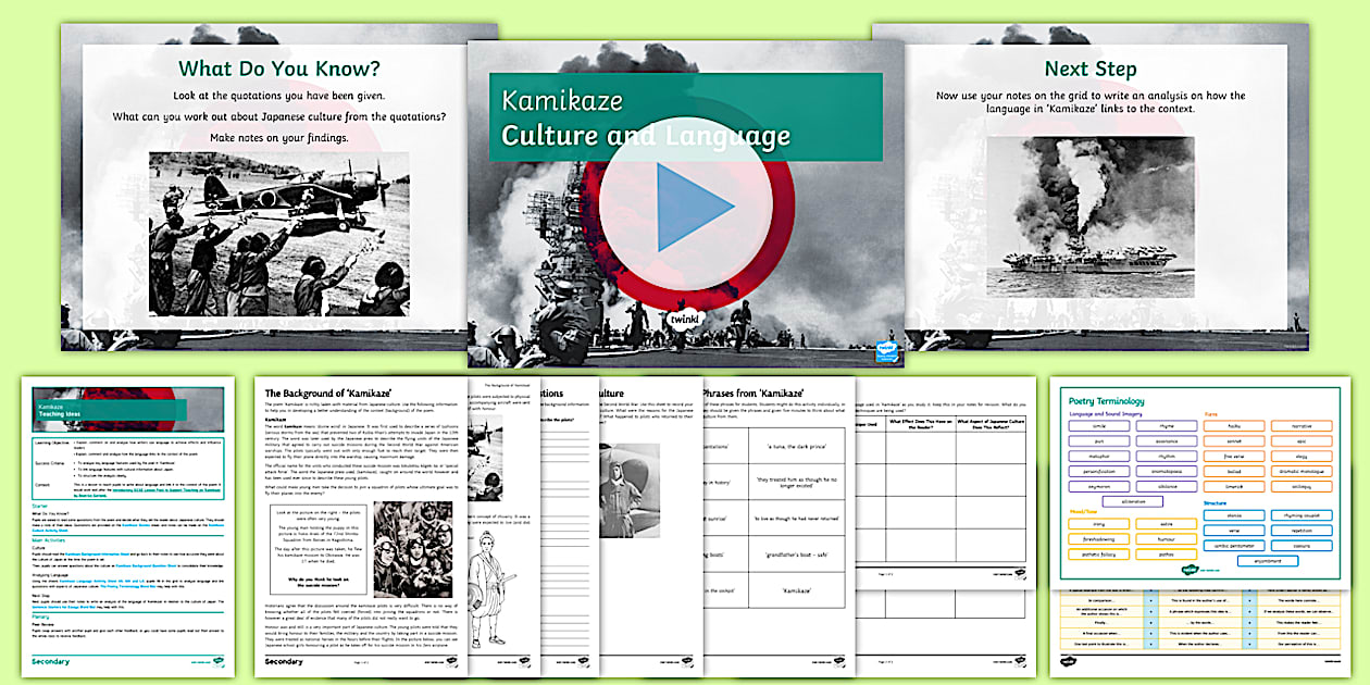 GCSE Poetry: Linking Context and Language Lesson Pack to Support ...