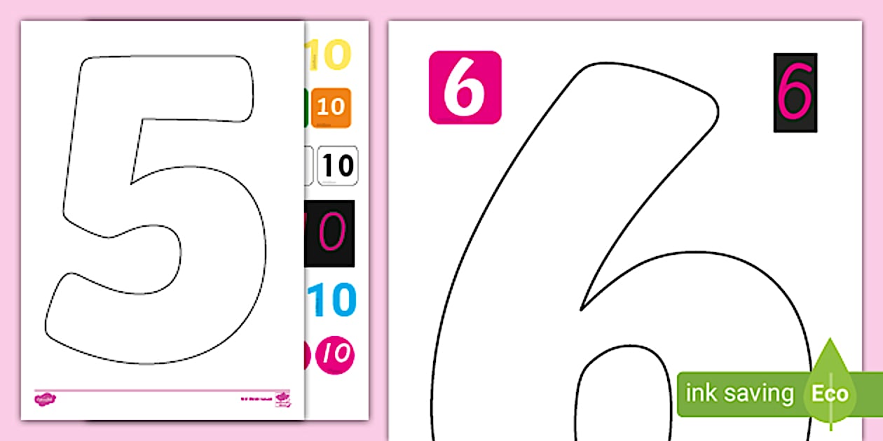I Can Identify Numerals 5 to 10 Activity Sheets - Twinkl