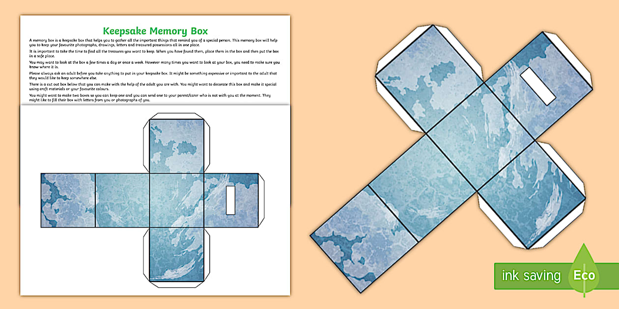 KS2 Keepsake Memory Box (teacher made) - Twinkl