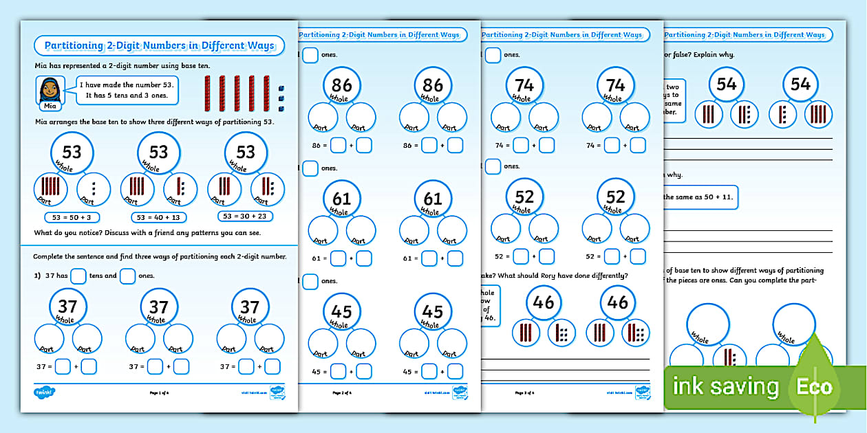 👉 Composing and Decomposing Numbers | Twinkl | Maths | Year 2