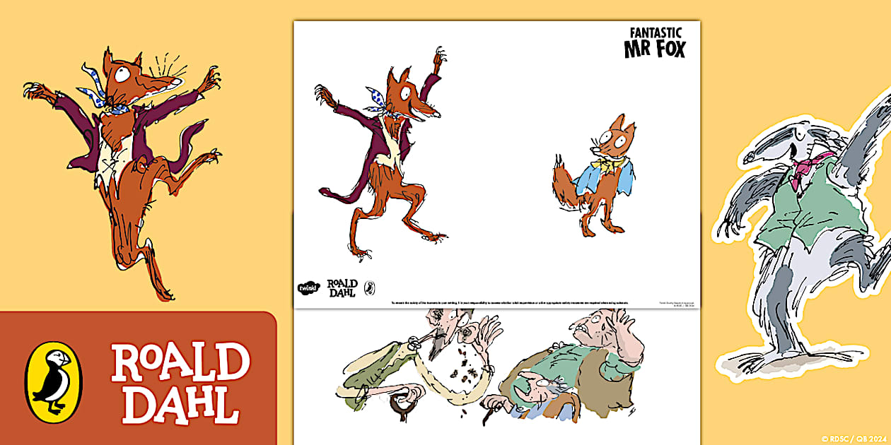 FREE! - Fantastic Mr Fox: Cut-Outs (teacher made) - Twinkl