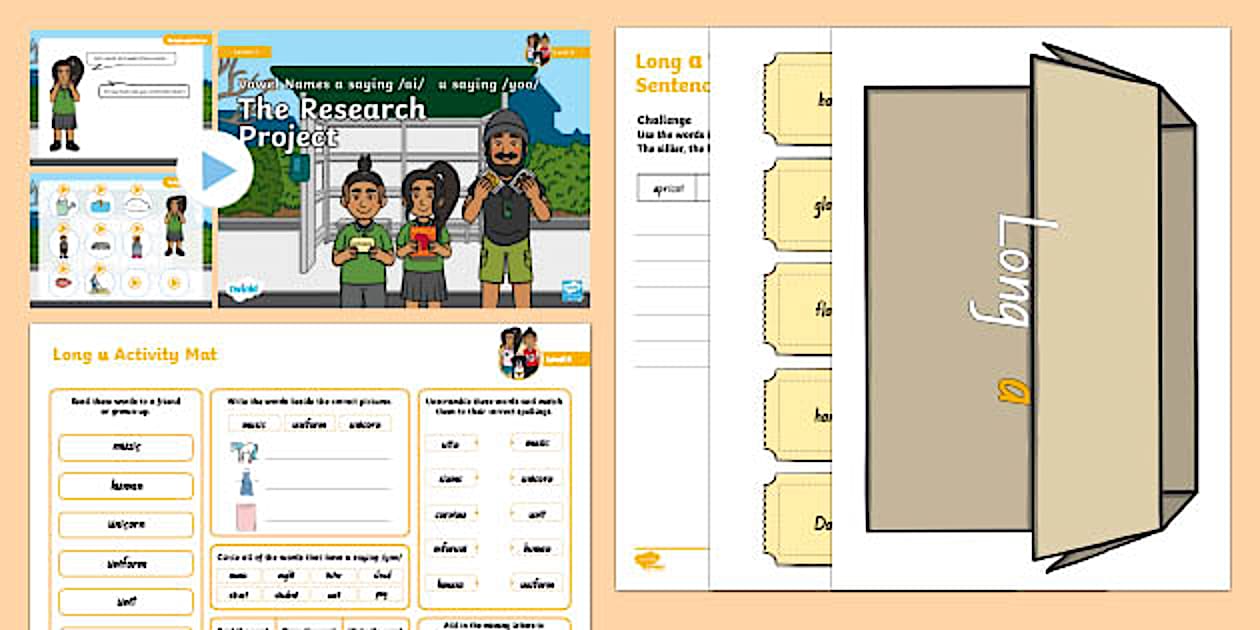 NZ Week 9: Lesson 1: Long Vowels Lesson One (teacher made)