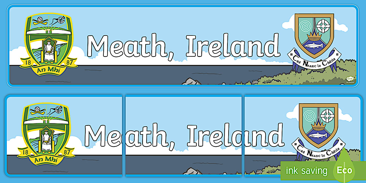 Meath Republic of Ireland Display Banner - Twinkl