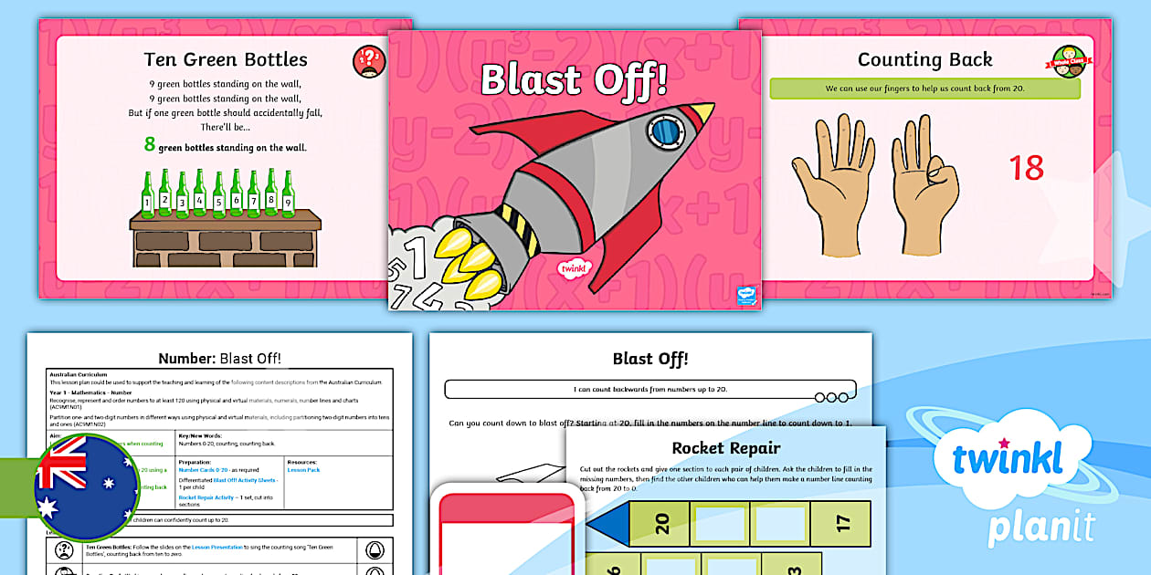 Year 1 Number: Count Up to and Back from 20 Lesson 2