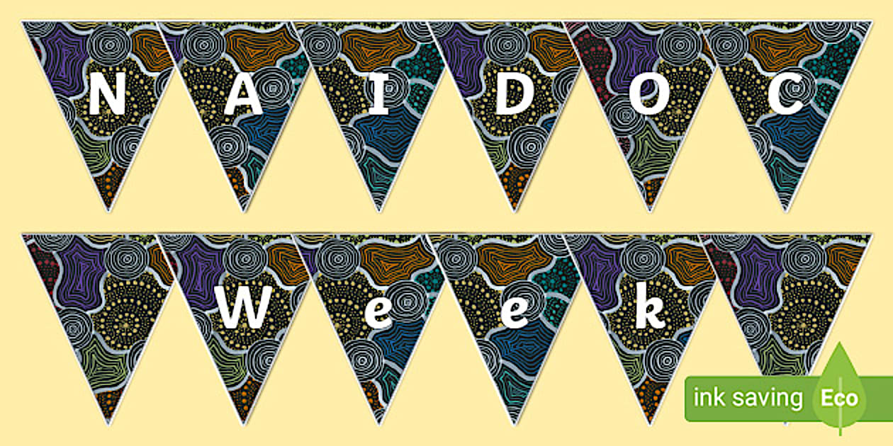 Editable NAIDOC Week Bunting (teacher made) - Twinkl