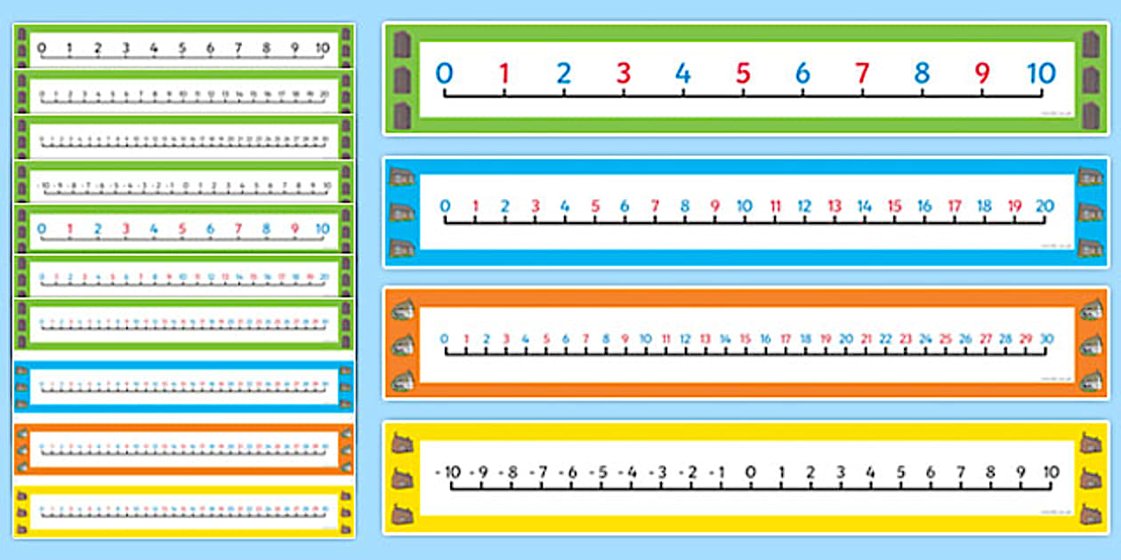 Editable Houses and Homes Number Line (teacher made)