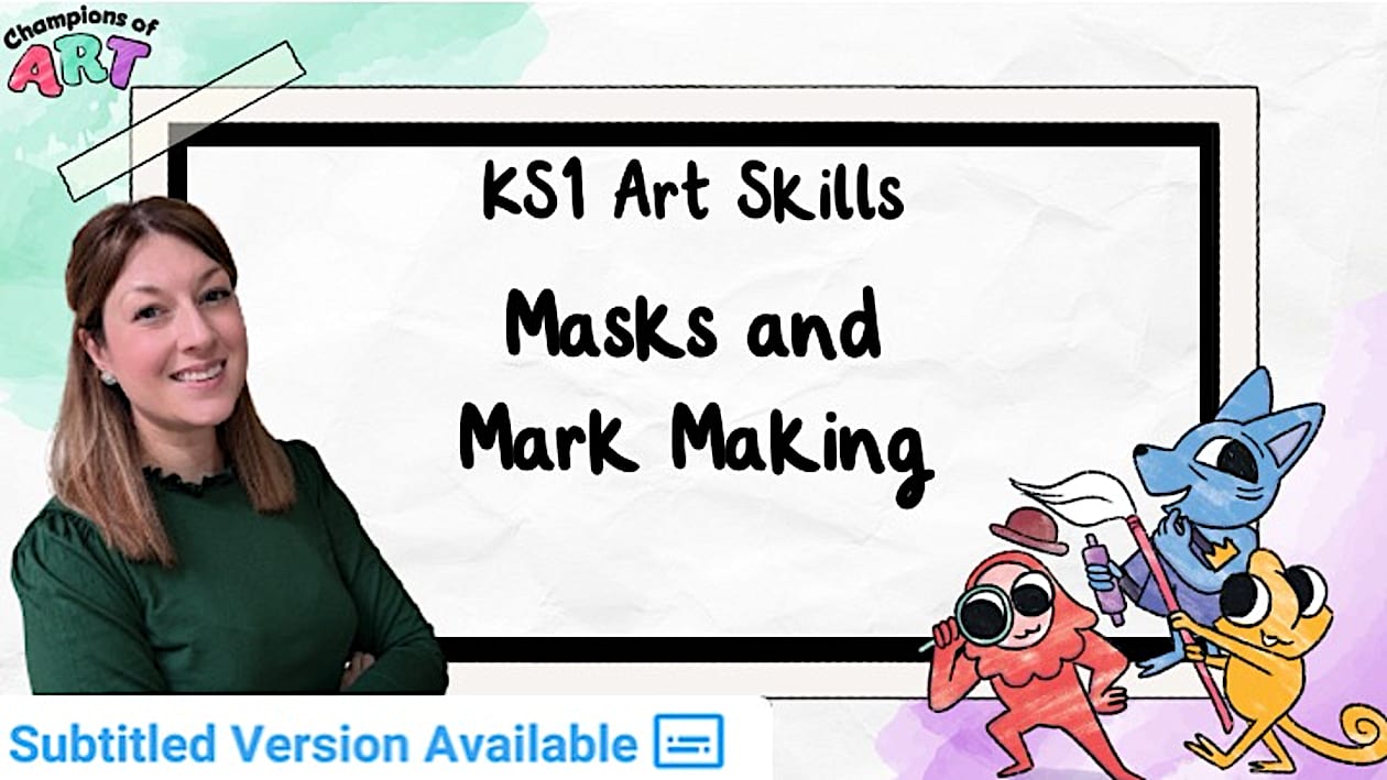 Masks and Mark Making Art Concept Video - Champions of Art: Our Eco Canvas