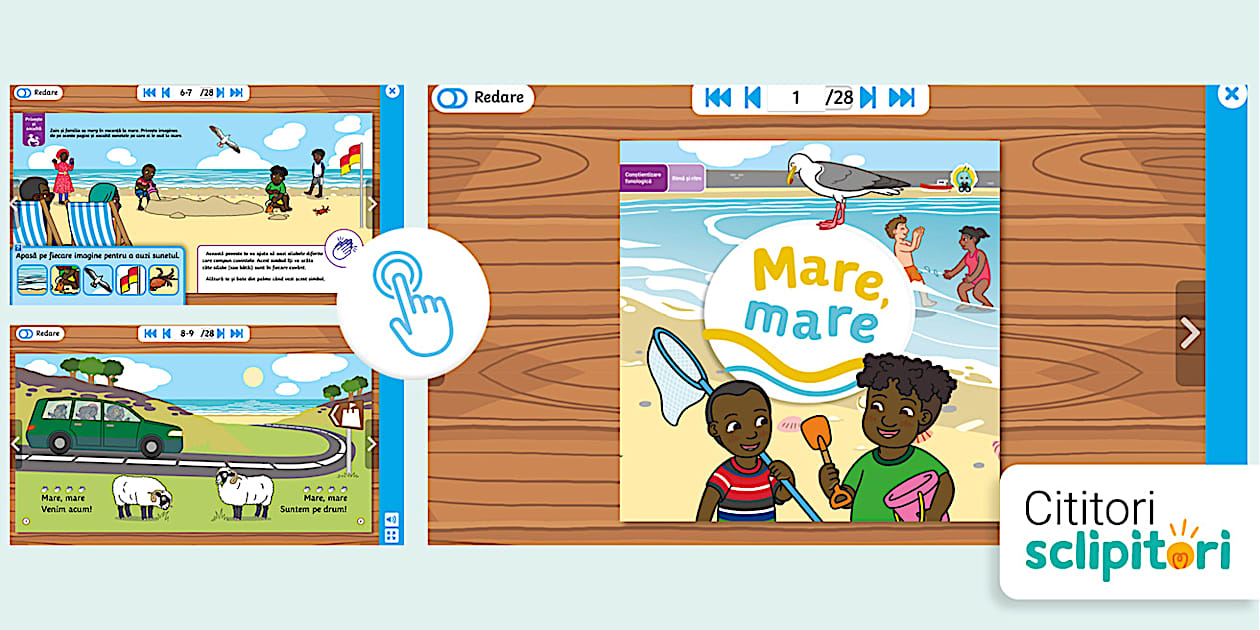 Desparte în silabe - Carte ilustrată - Cititori sclipitori