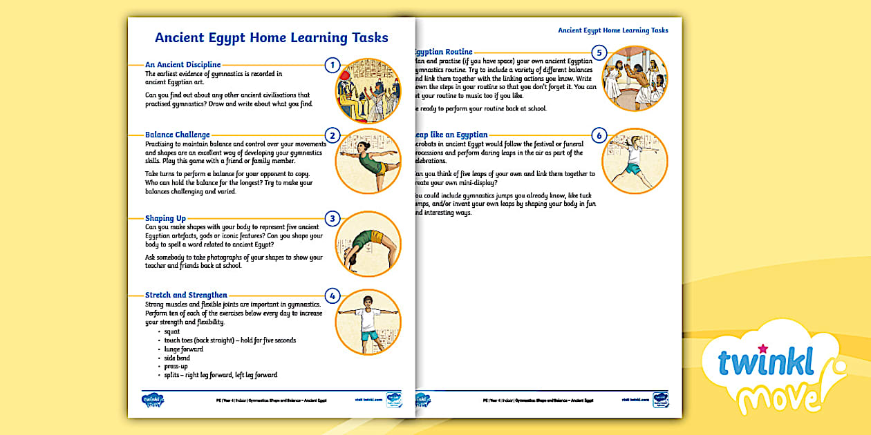 Year 4 Gymnastics Homework | Twinkl Move PE Planning KS2