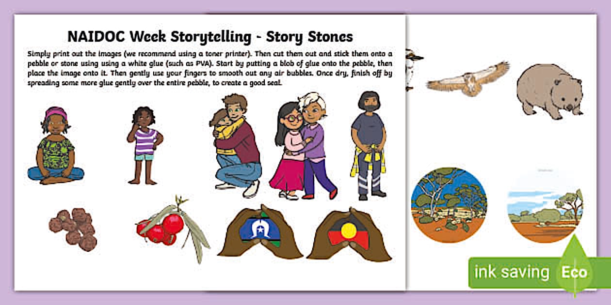 NAIDOC Week Story Stone Cut-Outs | Primary Resources