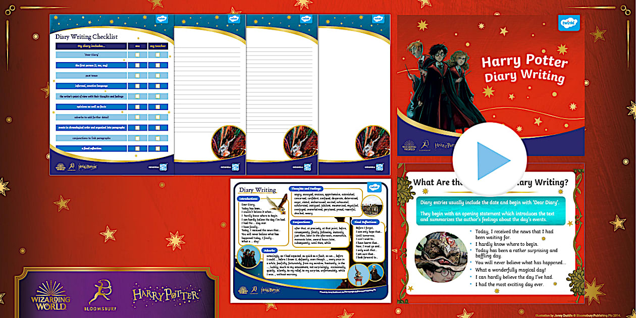 Harry Potter: The Invisible Diary Harry Potter Resource Pack
