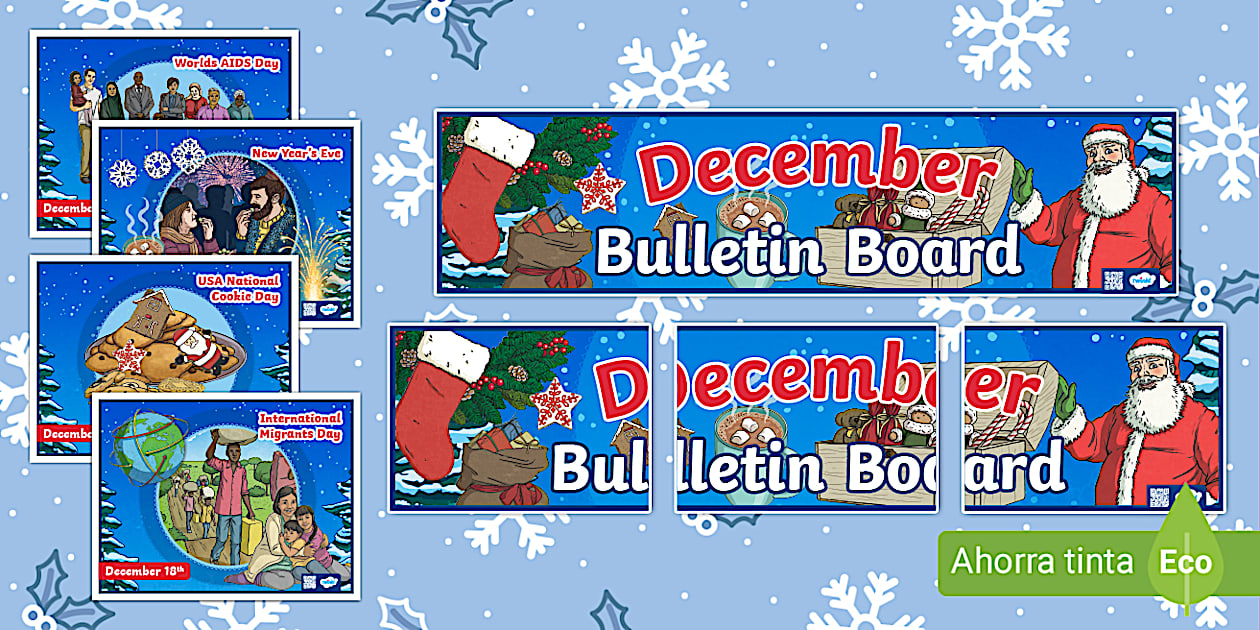 December Bulletin Board (creat de profesori) - Twinkl