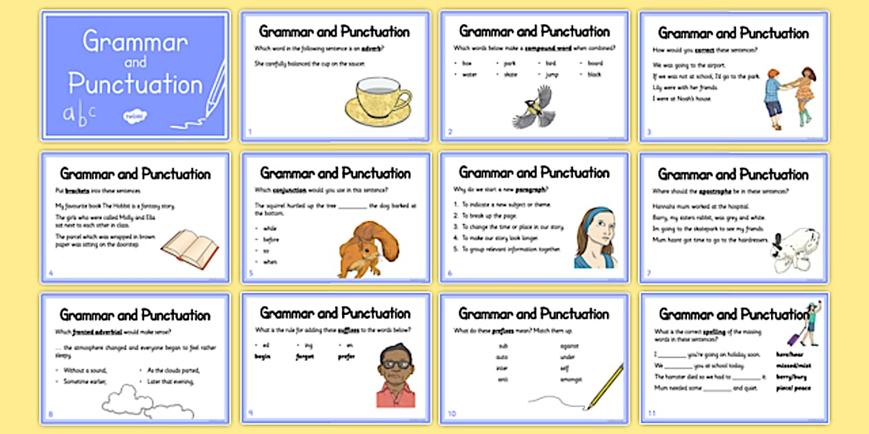 English Grammar Puzzles | English | Grammar And Punctuation