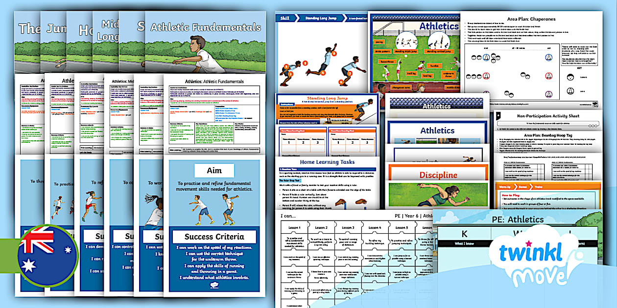 Move PE Year 6 Athletics Unit Pack (teacher made) - Twinkl