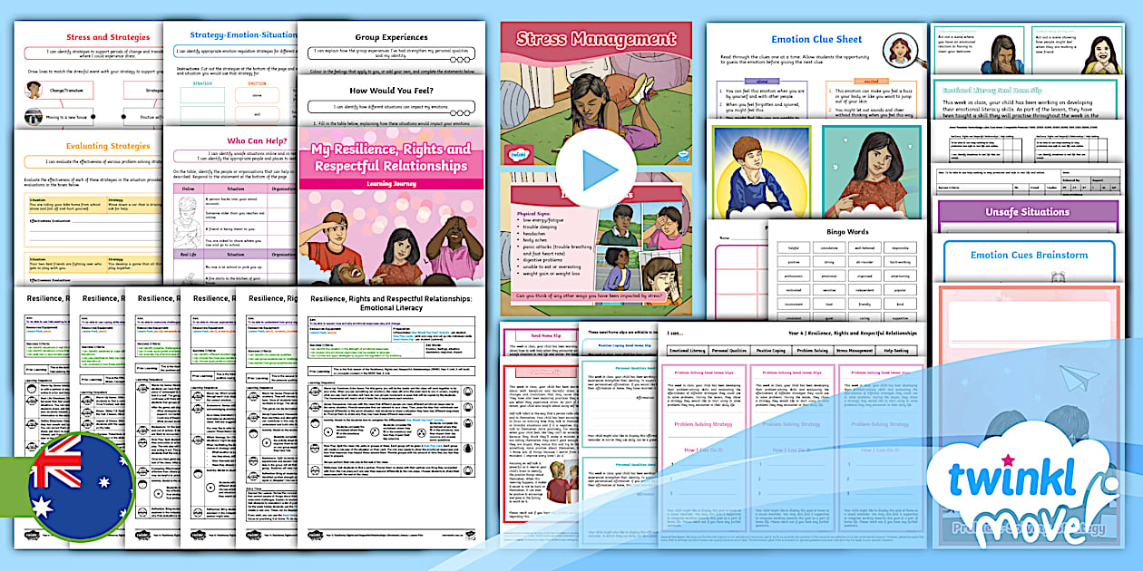 Y4 Resilience, Rights and Respectful Relationships Unit Pack