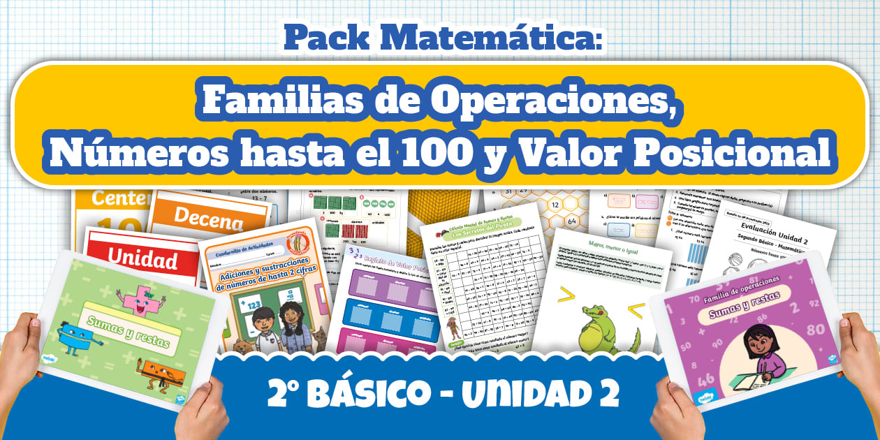 Pack Matemática | 2° básico | Unidad 2 | Matemática
