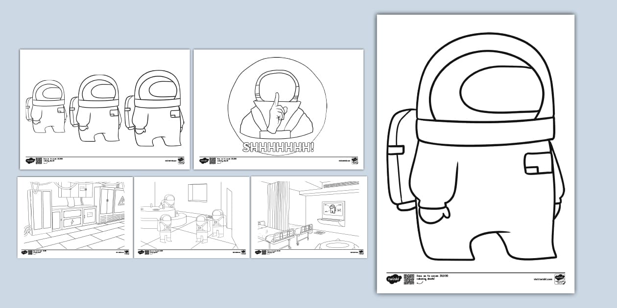 KS2 Uncover the Impostor Colouring Pages (teacher made)