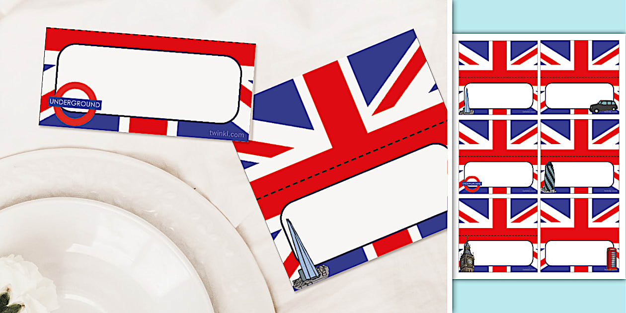 London Place Name Cards | Twinkl Party