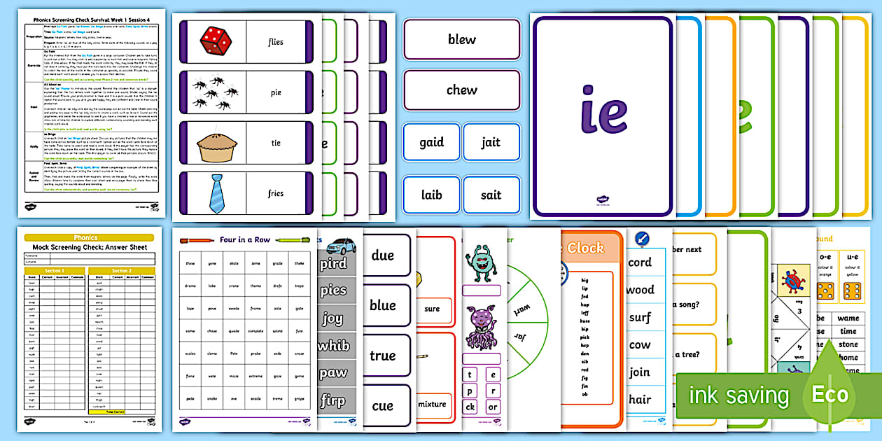 Year 1 Phonics Intervention: Phase 3 - Phase 5 Catch-Up Programme