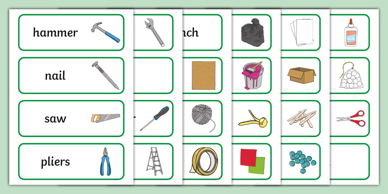 DIY Role Play Word Cards (teacher made) - Twinkl