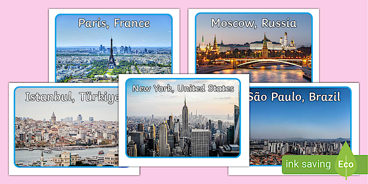 Megacities Photo Pack - Geography (teacher made) - Twinkl