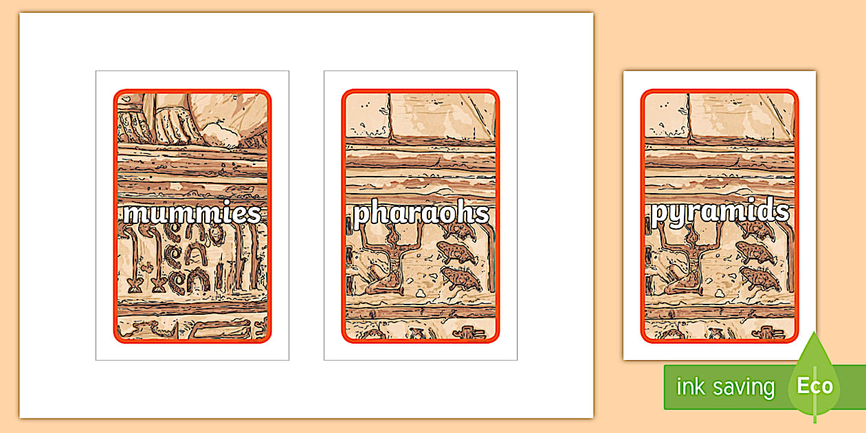 Editable Ancient Egypt Group Signs IKEA Tolsby Frame