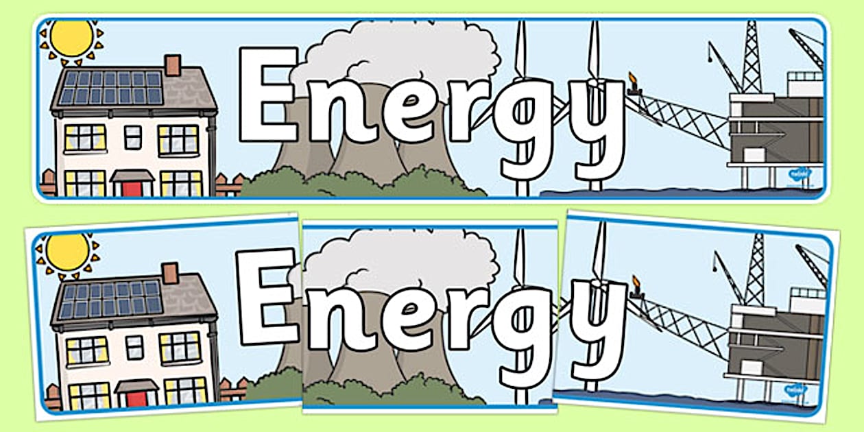 Energy Themed Banner (teacher made) - Twinkl
