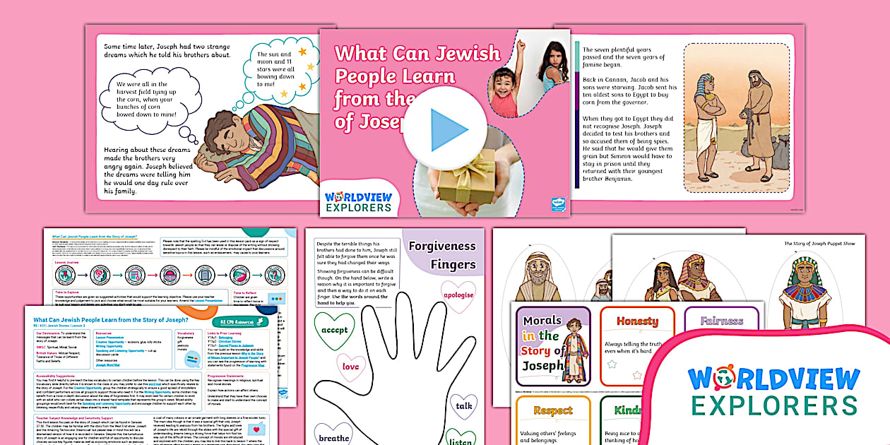 RE: Jewish Stories: KS1 Lesson Pack 3 (teacher made)