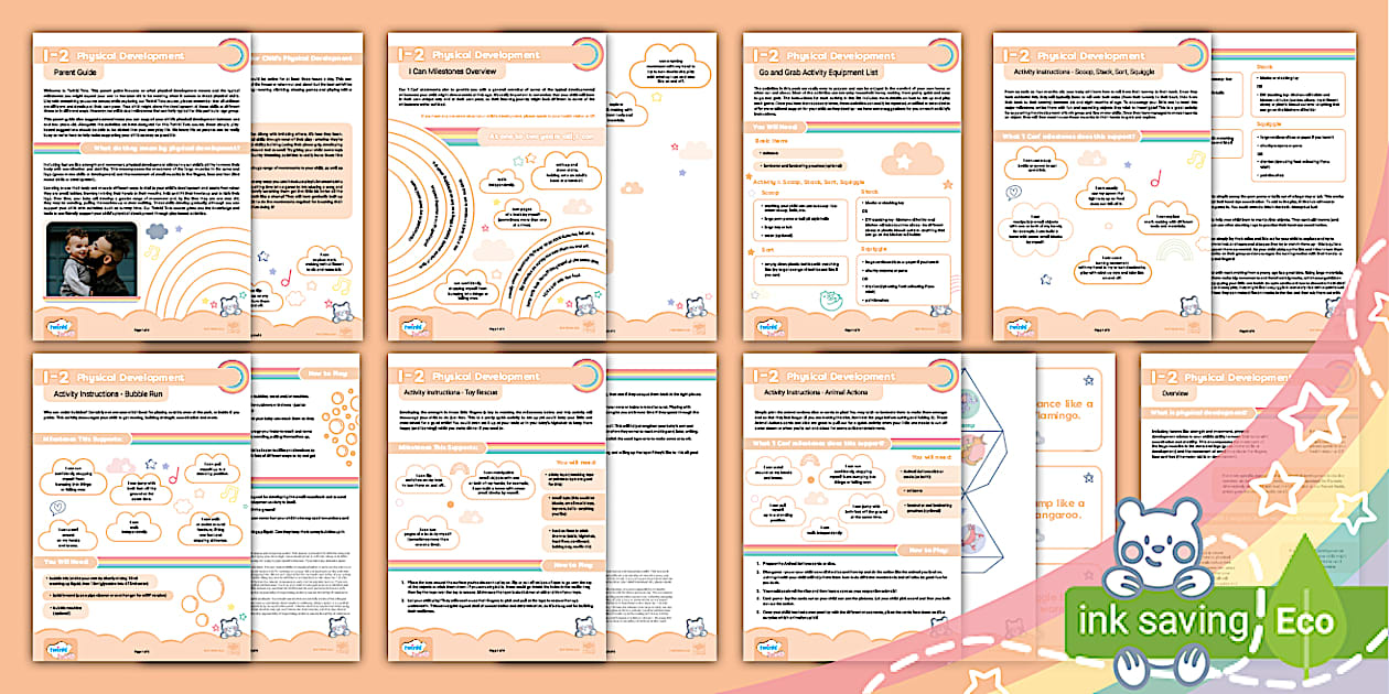 Age 1-2 Physical Development Resource Pack (teacher made)