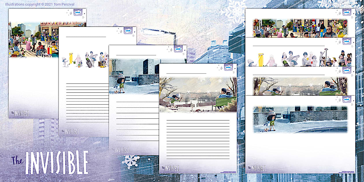 FREE! - The Invisible: Writing Frames (teacher made)