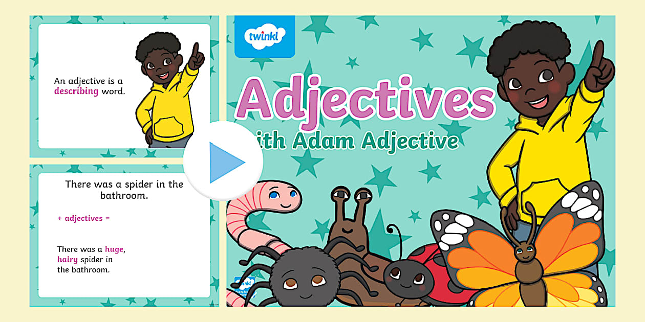 Caribbean KS1 Adjectives PowerPoint for Kids - Twinkl