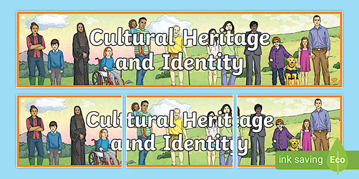 Cultural Heritage and Identity Display Banner (Teacher-Made)