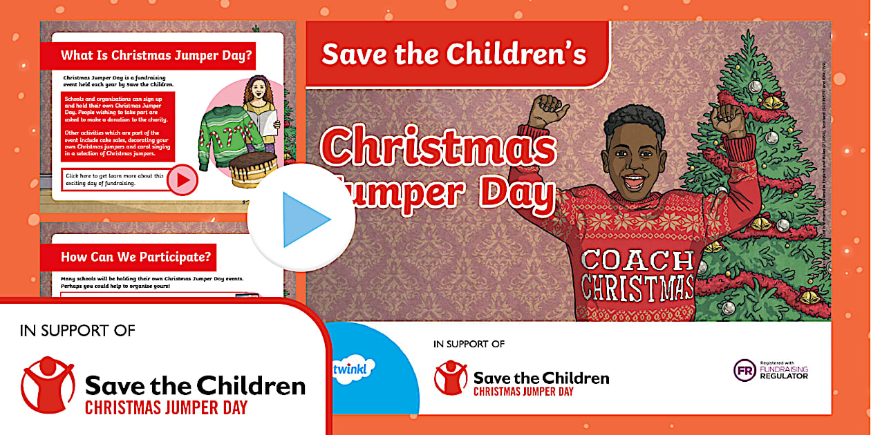 KS2 Save the Children Christmas Jumper Day PowerPoint