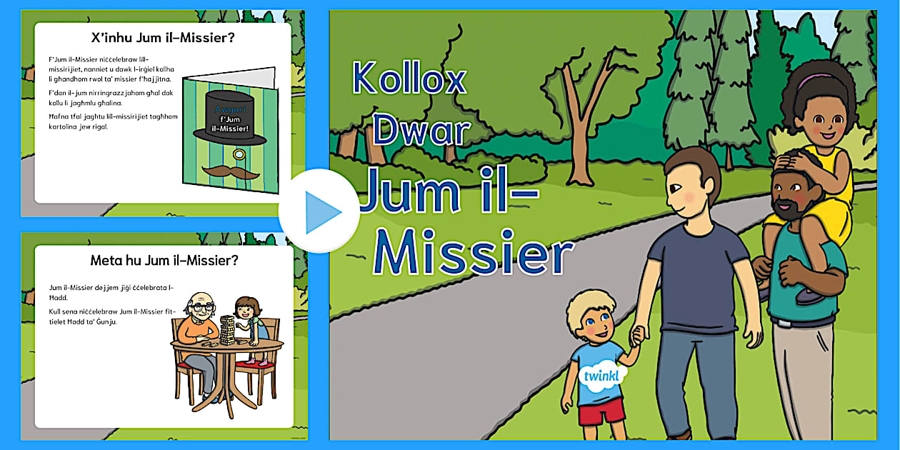 PowerPoint: Kollox Dwar Jum il-Missier (l'enseignant a fait)