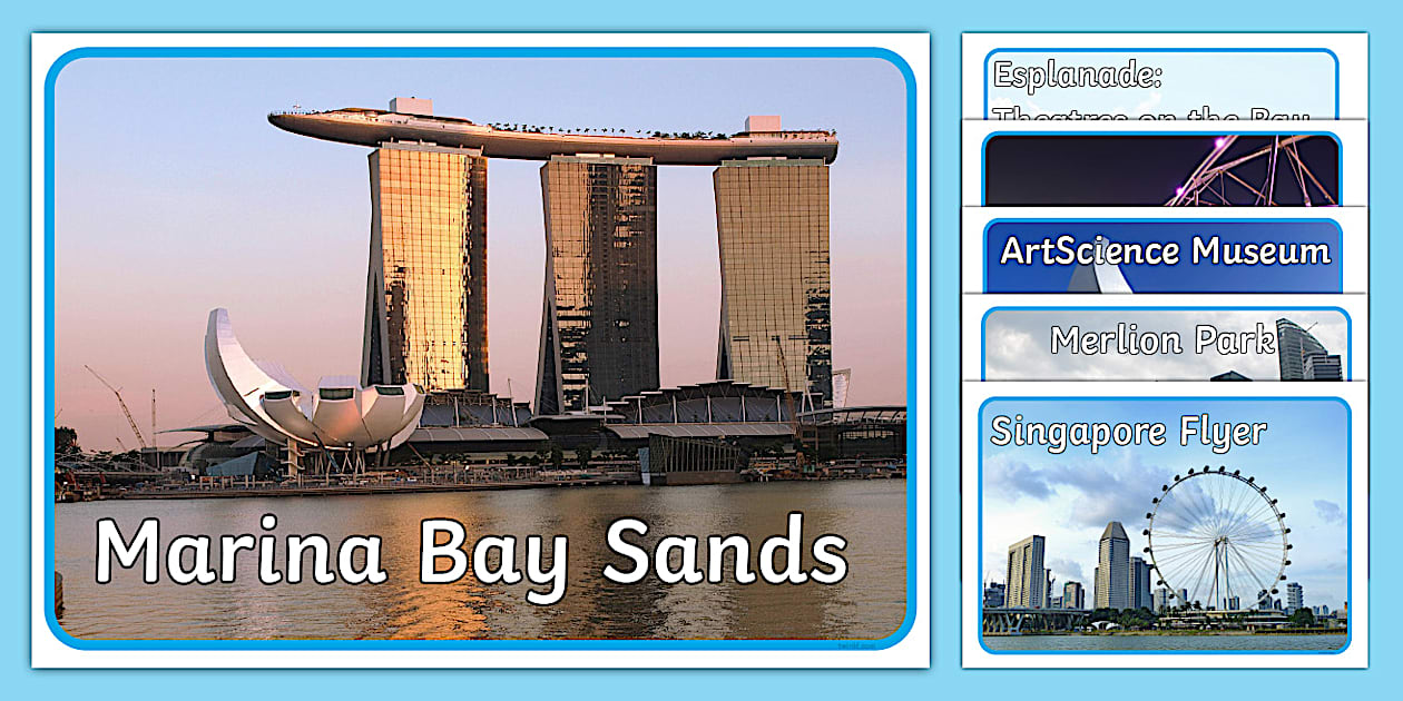 Singapore Landmarks Photo Pack (teacher made) - Twinkl