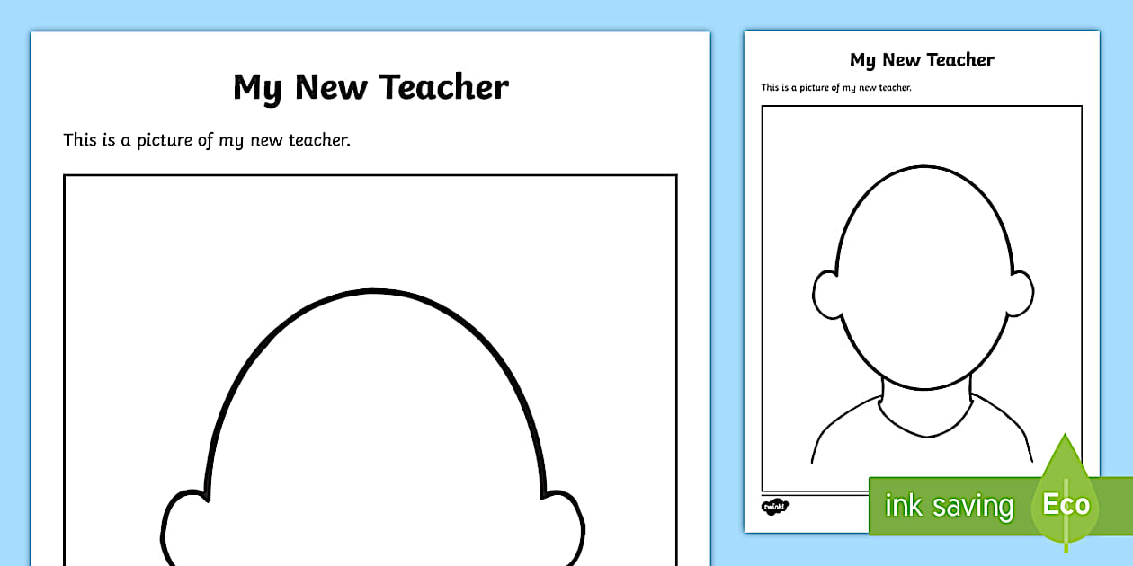 My New Teacher Early Level Worksheet / Worksheet - Twinkl