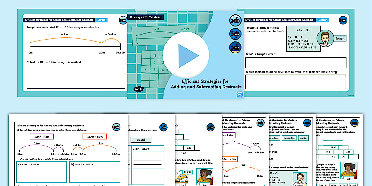👉 Efficient Strategies For Adding and Subtracting Decimals