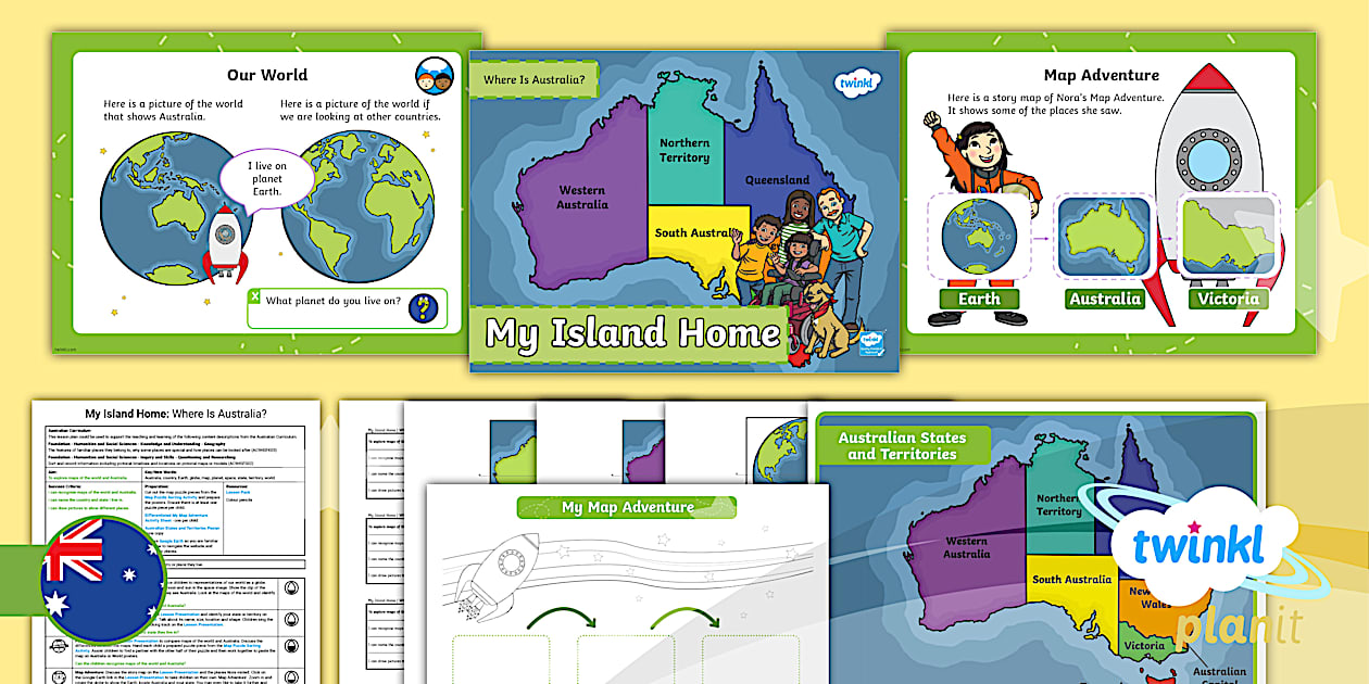 Foundation HASS My Island Home Lesson 1 Where Is Australia?