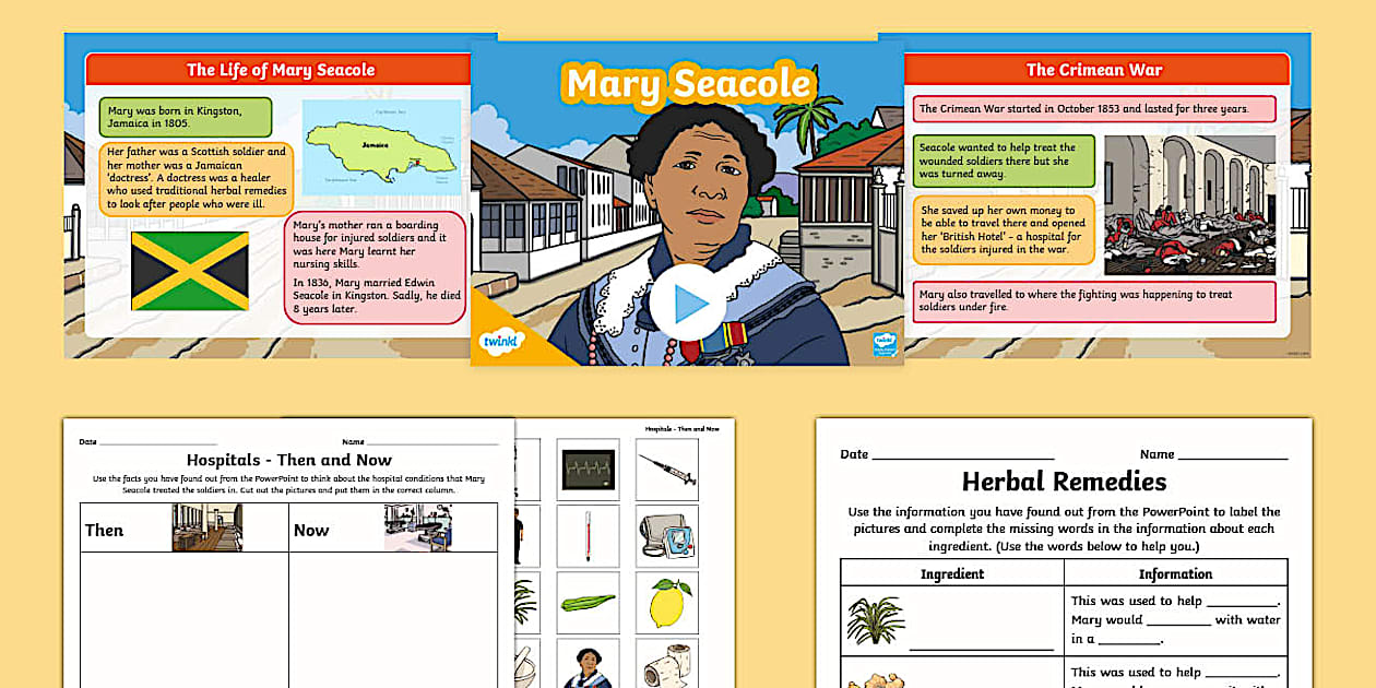 Mary Seacole Significant Individual Lesson Teaching Pack