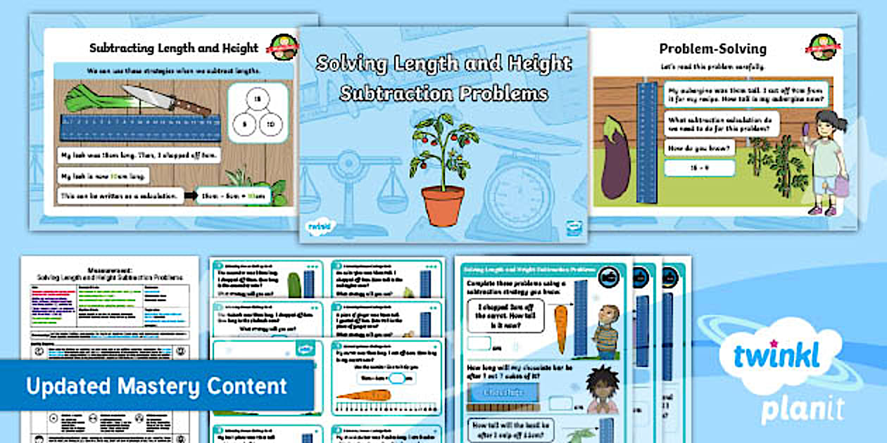 👉 Y1 Understanding Length and Height PlanIt Maths Lesson 3