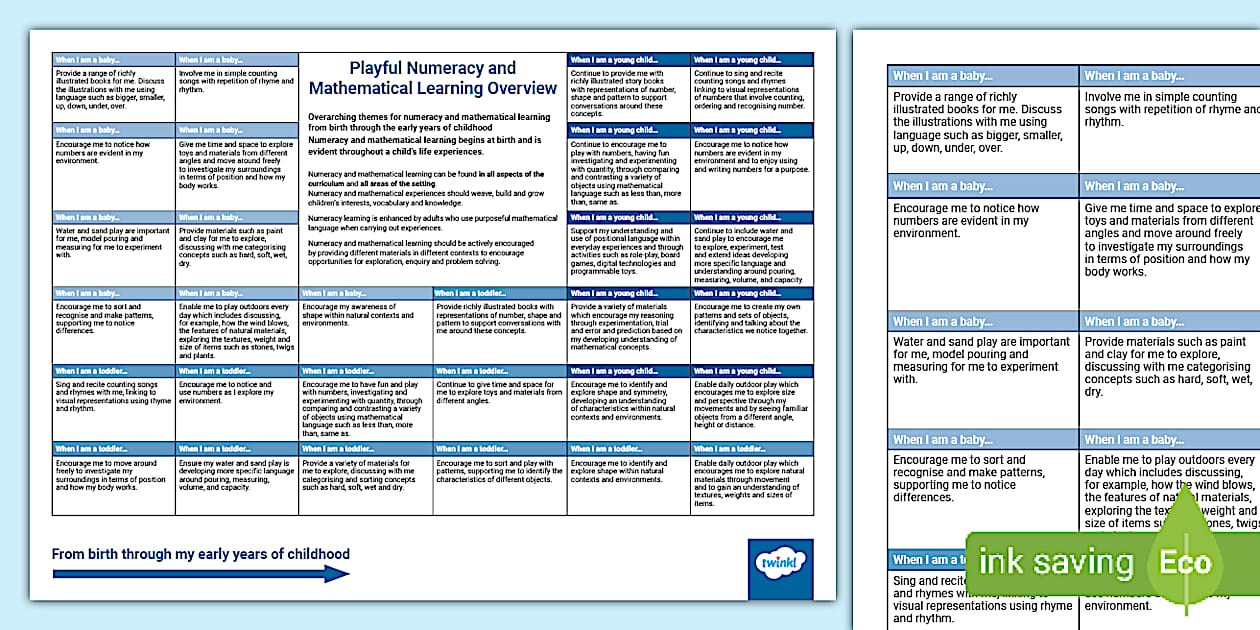 Numeracy and Mathematical Learning - Realising the Ambition