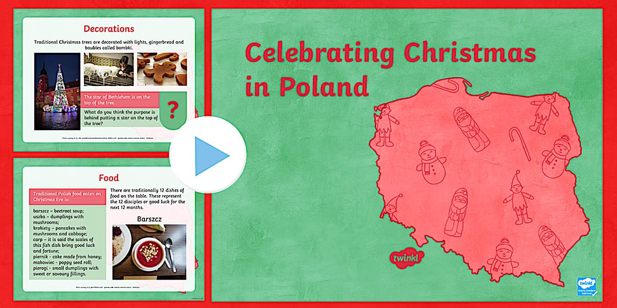 KS2 Celebrating Christmas in Poland PowerPoint - Twinkl