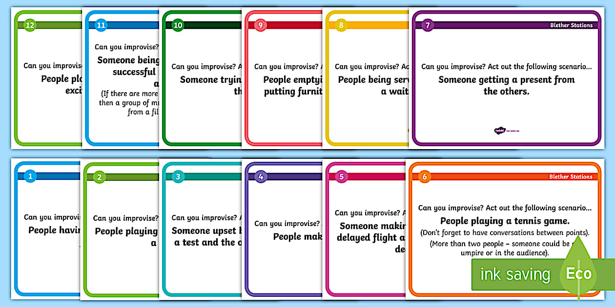 Fun Improv Games for Children | Drama Activities | Twinkl