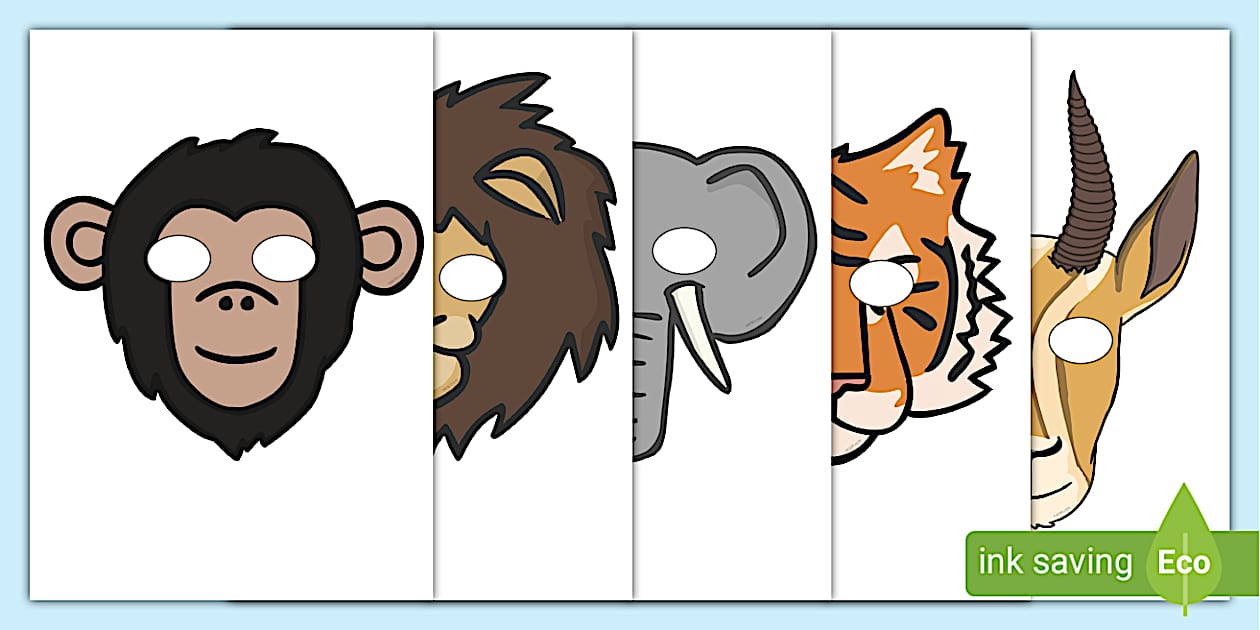 Mammal Role-Play Mask Pack (teacher made) - Twinkl