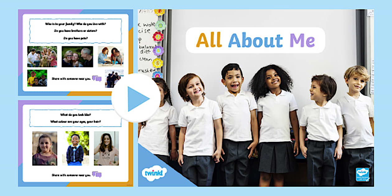 All About Me Inclusion PowerPoint (l'enseignant a fait)