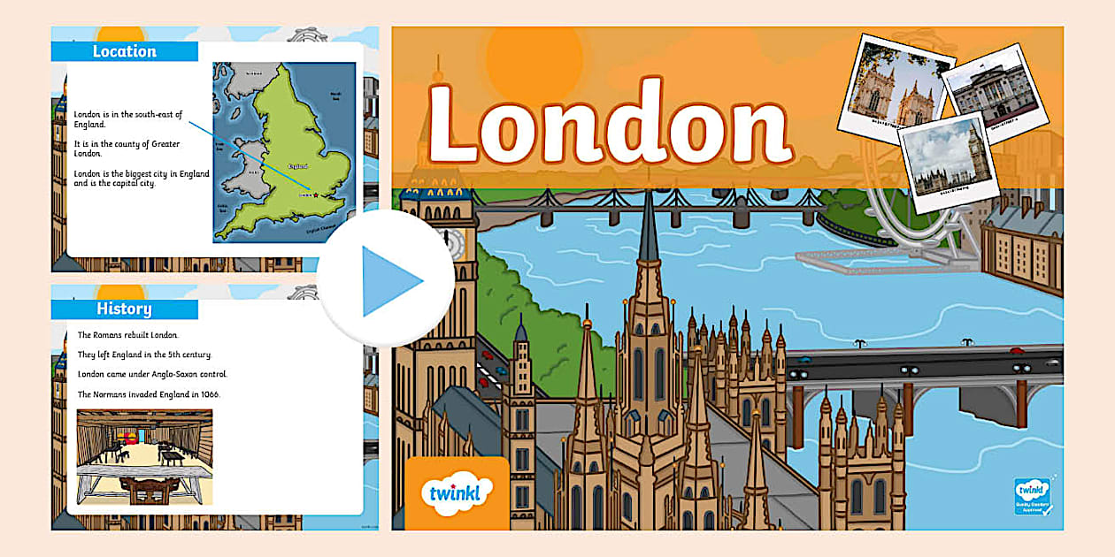 London Facts for Kids Information PowerPoint - Twinkl