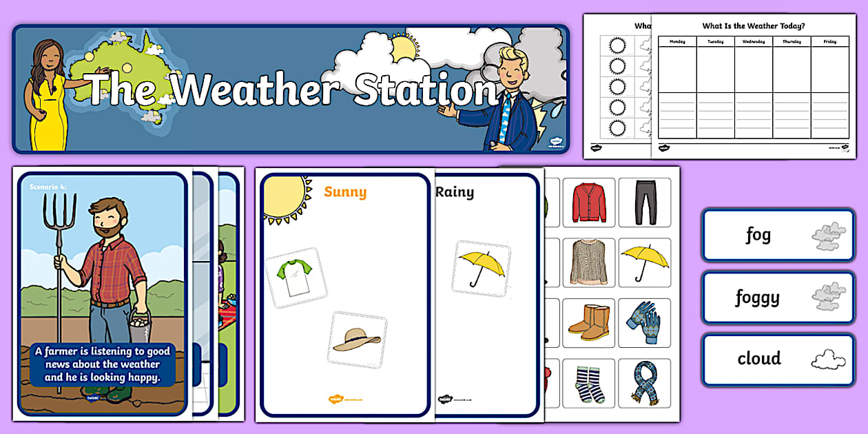 Weather Station Display Pack (teacher made) - Twinkl