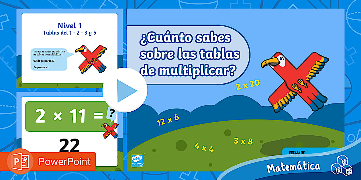 PowerPoint: ¿Cuánto sabes sobre las tablas de multiplicar?