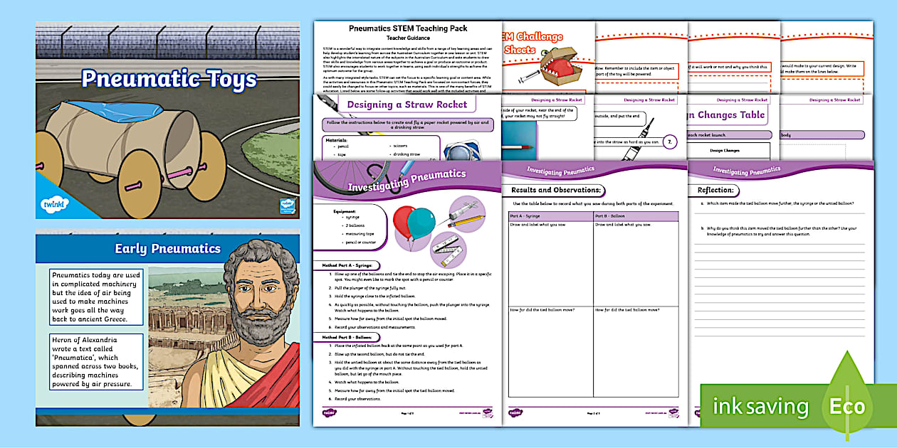 Pneumatics STEM Teaching Pack Ι STEM Engineering | Twinkl