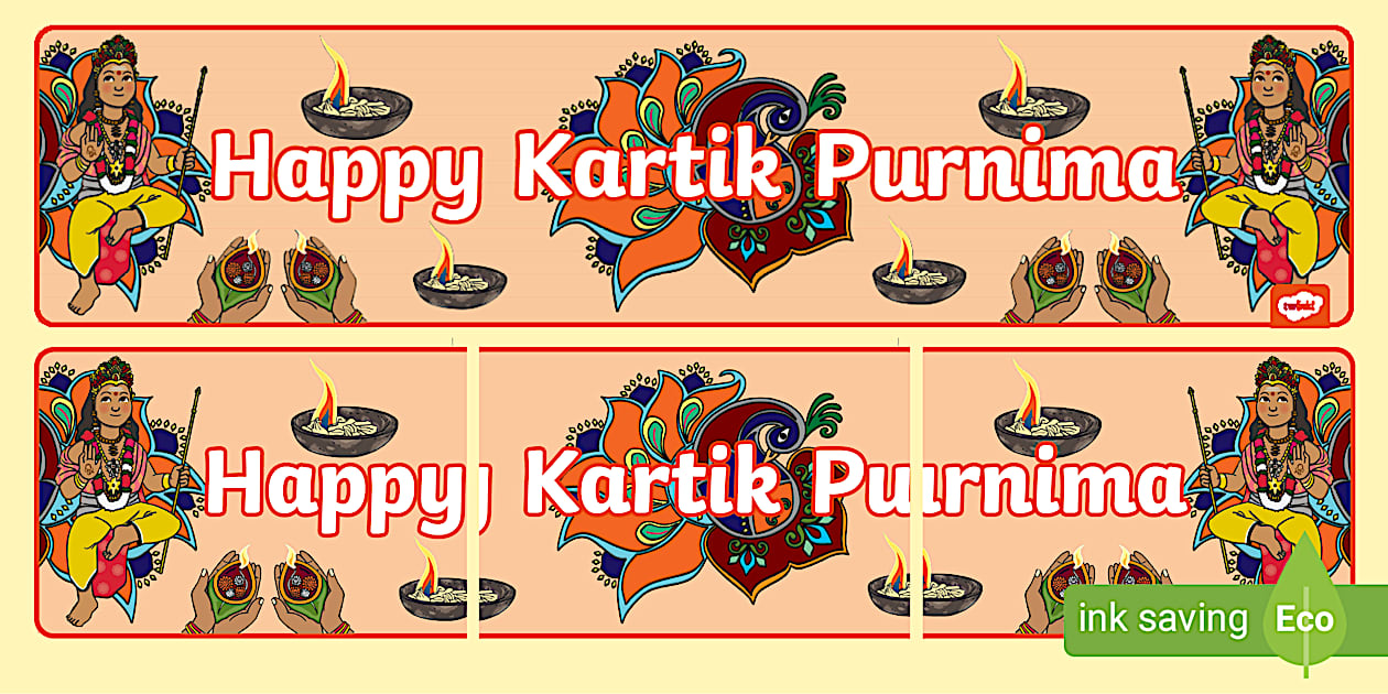 Kartik Purnima Banner - Display Resources | Twinkl - Twinkl